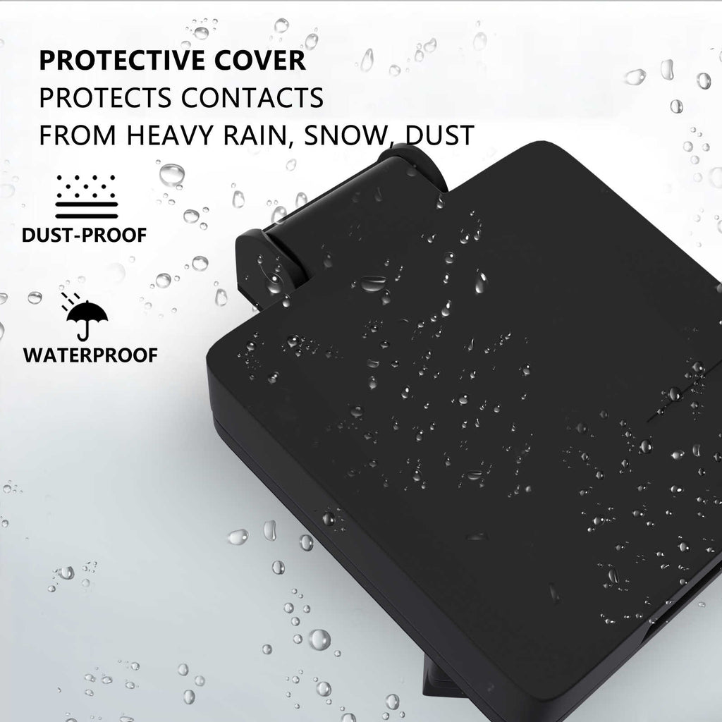 NEMA TT-30R 30A RV/EV Power Outlet with Cover 125/250Volt